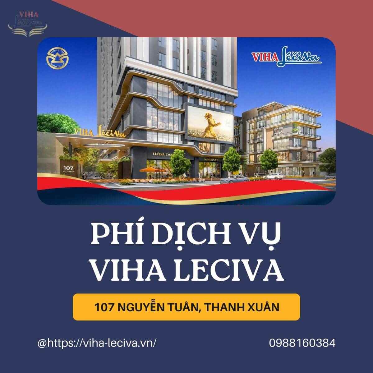 Chi tiết bảng phí dịch vụ Viha Leciva các cư dân tương lai cần biết